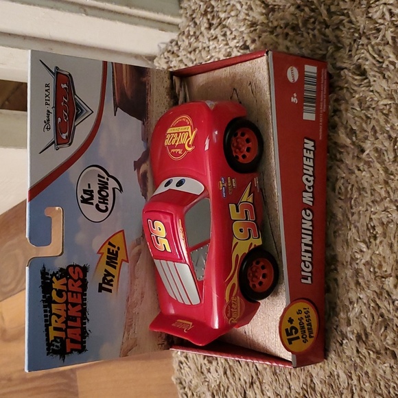 Disney | Toys | Disney Pixar Cars Lightening Mcqueen Track Talkers ...